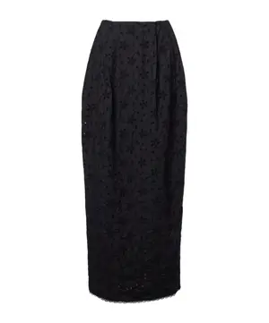 Posse Salma Embroidered Cotton Maxi Skirt