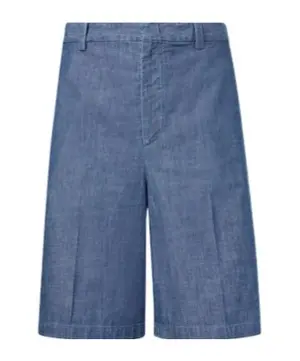 JIL SANDER Denim Bermuda Shorts - Blue