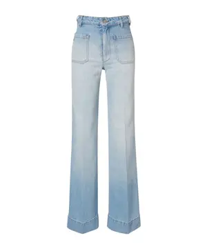 Victoria Beckham Belt Loop Jeans - Blue