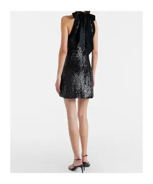 Simkhai Isla Sequined Halterneck Minidress