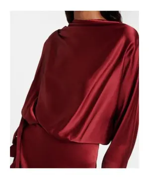Staud Phoebe Silk-blend Satin Minidress