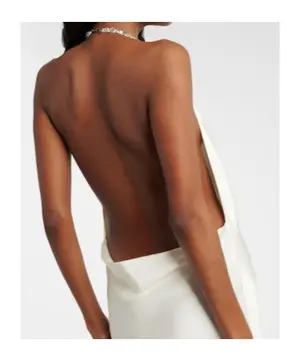 Stella McCartney Crystal-embellished Satin Gown
