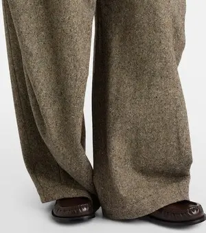 J.W.ANDERSON Asymmetric Wool Wide-leg Pants