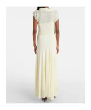 Proenza Schouler Tamara Draped Crêpe Jersey Maxi Dress
