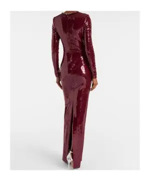 Rebecca Vallance Nero Sequined Gown