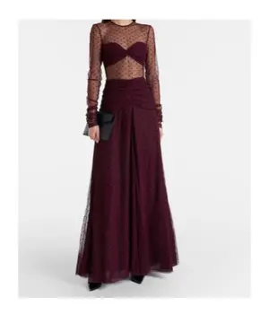 Rebecca Vallance Barbera Point D'esprit Tulle Gown