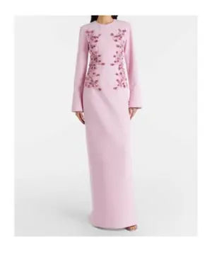 Rebecca Vallance Lulee Embellished Floral Gown
