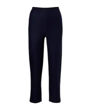 ADRIANA DEGREAS Linen-blend Capri Pants - Black