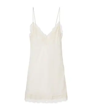 RÓHE Lace-trimmed Satin Camisole - White