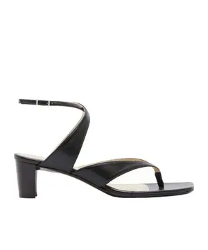 LEMAIRE Leather Sandals - Black