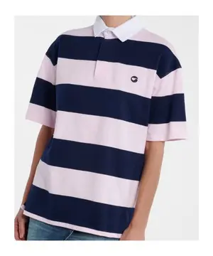 Coperni Striped Cotton Polo Shirt