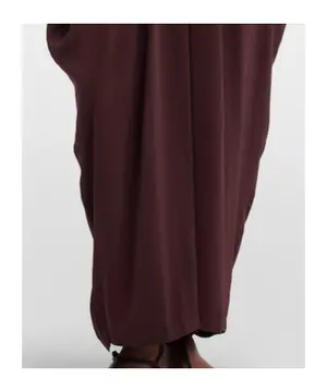 ADRIANA DEGREAS Ring-detail Draped Kaftan