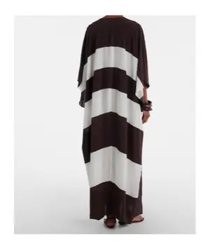 ADRIANA DEGREAS Striped Kaftan