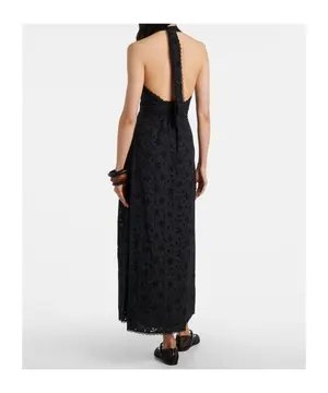 Posse Salma Embroidered Halterneck Dress