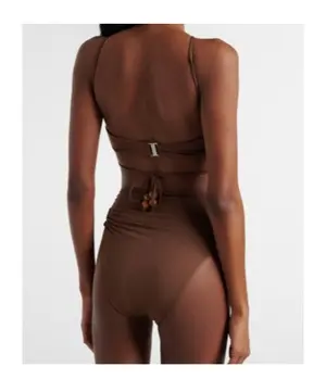 Magda Butrym Beaded Bikini Top
