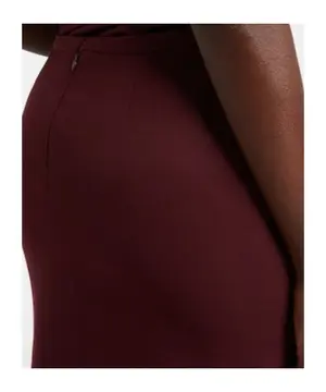 Versace Medusa Wool Gabardine Pencil Skirt