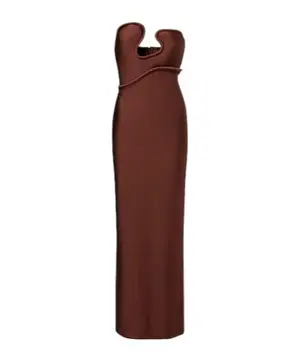 ADRIANA DEGREAS Asymmetric Gown - Red