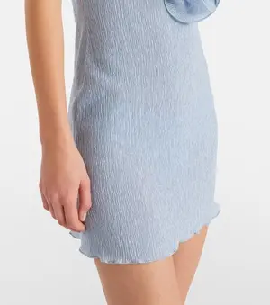 Magda Butrym Ruffled Crêpe Minidress