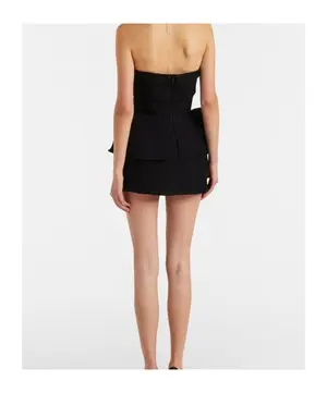 Magda Butrym Asymmetric Peplum Bustier Dress