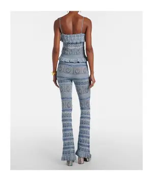 Etro Elastic Waist Casual Pants