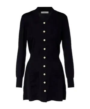 FRAME Long Sleeve Dress - Black