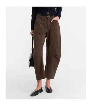NILI LOTAN Wide-leg Pants With Belt Loops