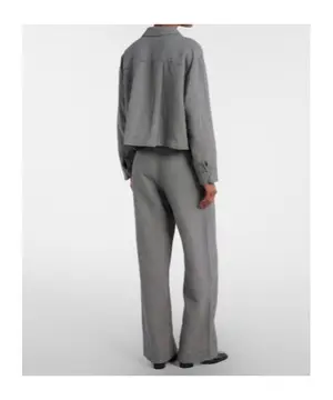 Velvet By Graham & Spencer Braylen Houndstooth Cotton Wide-leg Pants