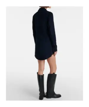 Stouls Geraldine Suede Mini Shirt Dress
