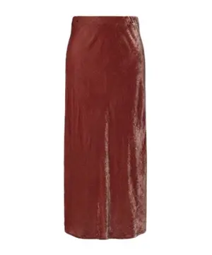 Velvet By Graham & Spencer Felicity Midi Skirt - Red