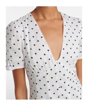 Posse Paloma Polka-dot Maxi Dress