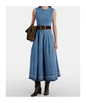 Simkhai Bowen Denim Maxi Dress