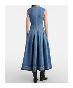 Simkhai Bowen Denim Maxi Dress