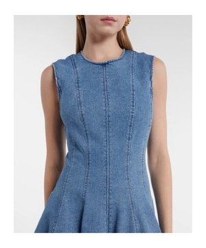 Simkhai Bowen Denim Maxi Dress