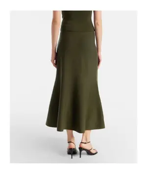 Simkhai Layne Wool Midi Skirt