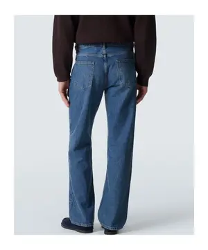 FRAME Relaxed Distressed Straight Jeans