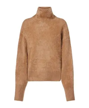 LISA YANG Florel Cashmere Turtleneck Sweater - Brown