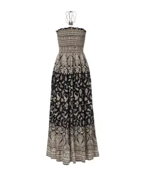 Veronica Beard Crepe Maxi Dress - Black