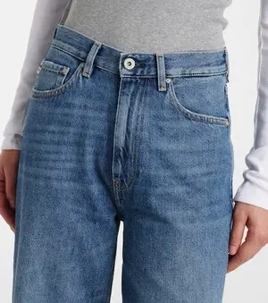 Ag High-rise Wide-leg Jeans