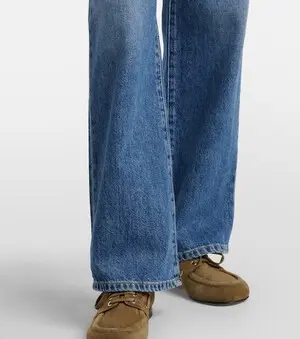 Ag High-rise Wide-leg Jeans