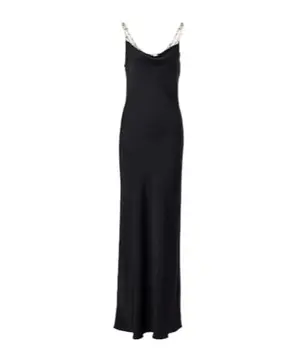 Rabanne Chain-detail Gown - Black