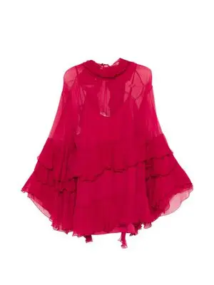 Chloé Silk Mini Dress - Multicolor