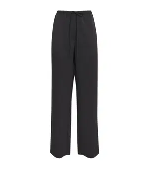Camilla And Marc Fluid Satin Drawstring Trousers