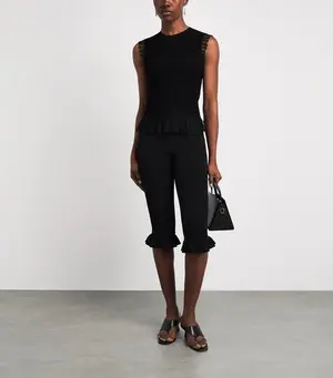 Claudie Pierlot Knit Ruffle Top