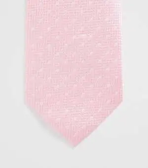 Isaia Silk Seven-fold Tie - Pink