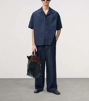 Loewe Chambray Short-sleeve Shirt