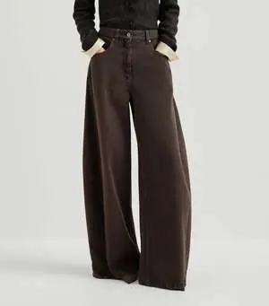 Brunello Cucinelli Wide-leg Jeans