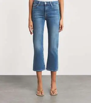 7 For All Mankind The Leggy Bootcut Crop Jeans