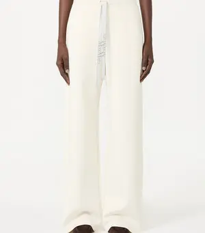 Max Mara Cotton Wide-leg Sweatpants
