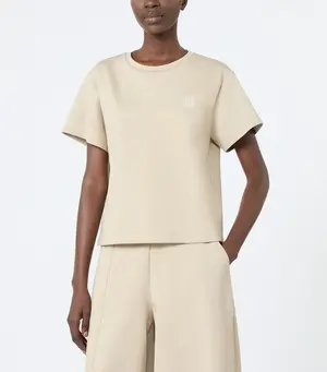 Max Mara Boxy Logo T-shirt - Grey