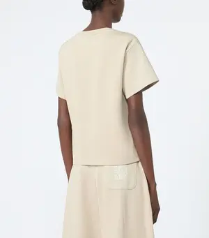 Max Mara Boxy Logo T-shirt - Grey